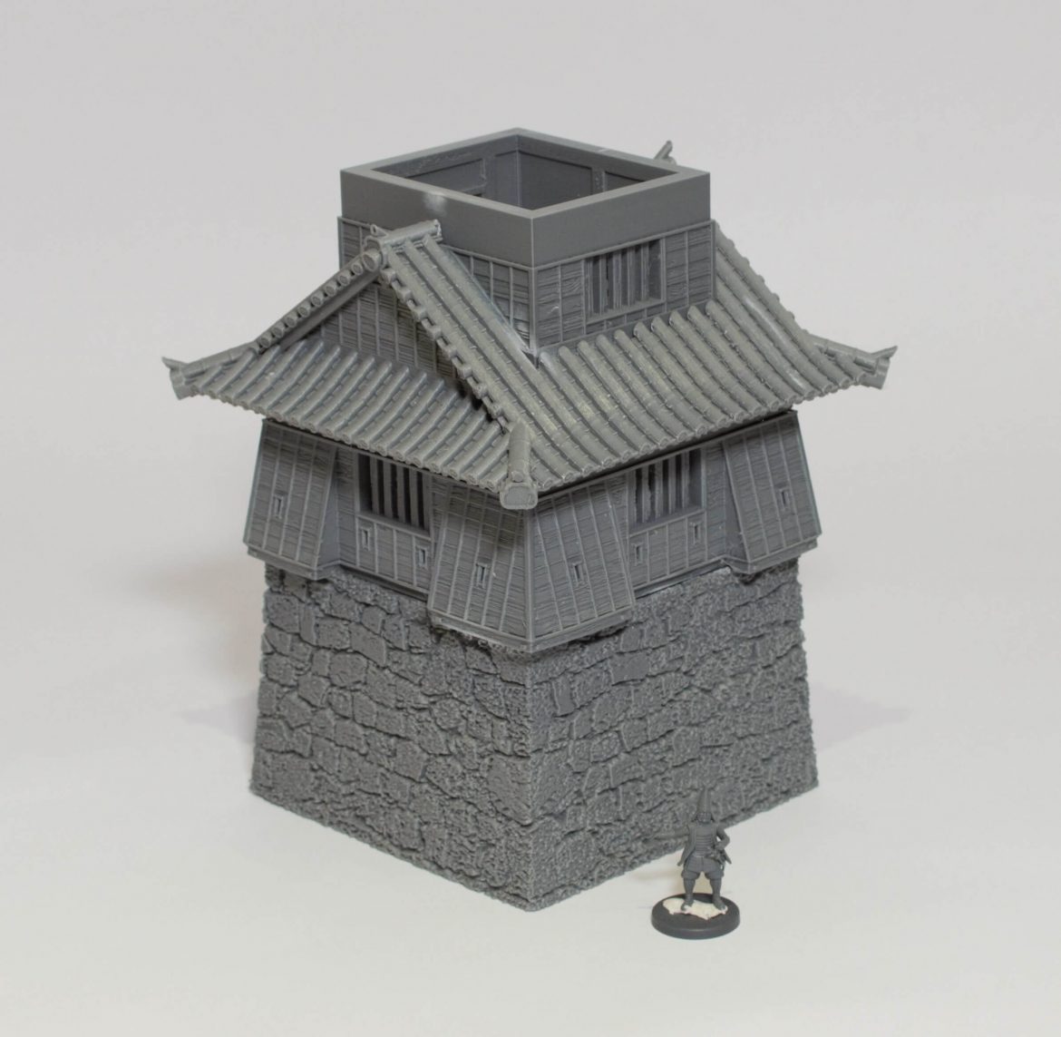 28mm Samurai Castle Corner Tower – 3d printing and tabletop gaming