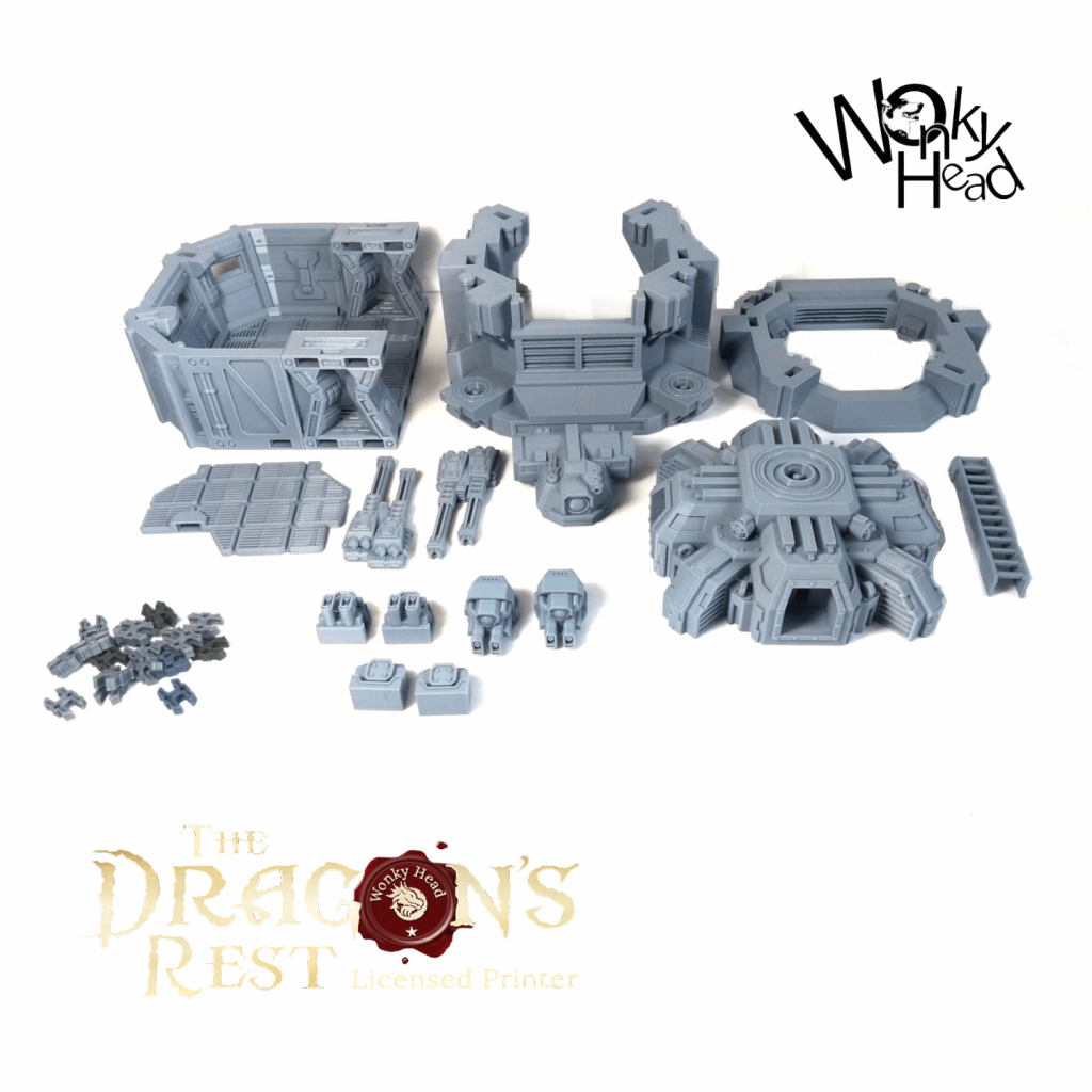 Ancient Evil cursed city compatible walls and frames, star crawler ...