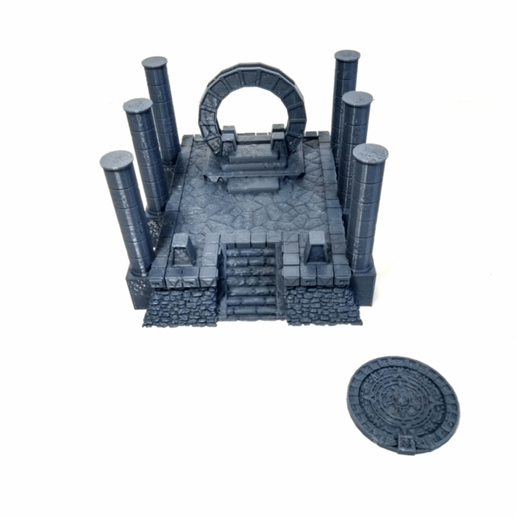 Jungle Ruins Small Portal – 3d printing and tabletop gaming