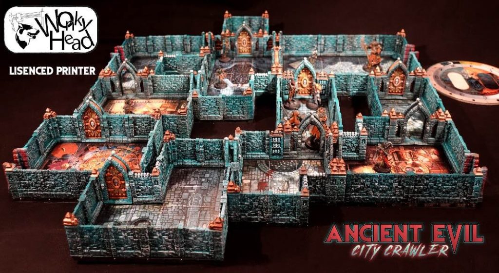 Ancient Evil cursed city compatible walls and frames, star crawler ...