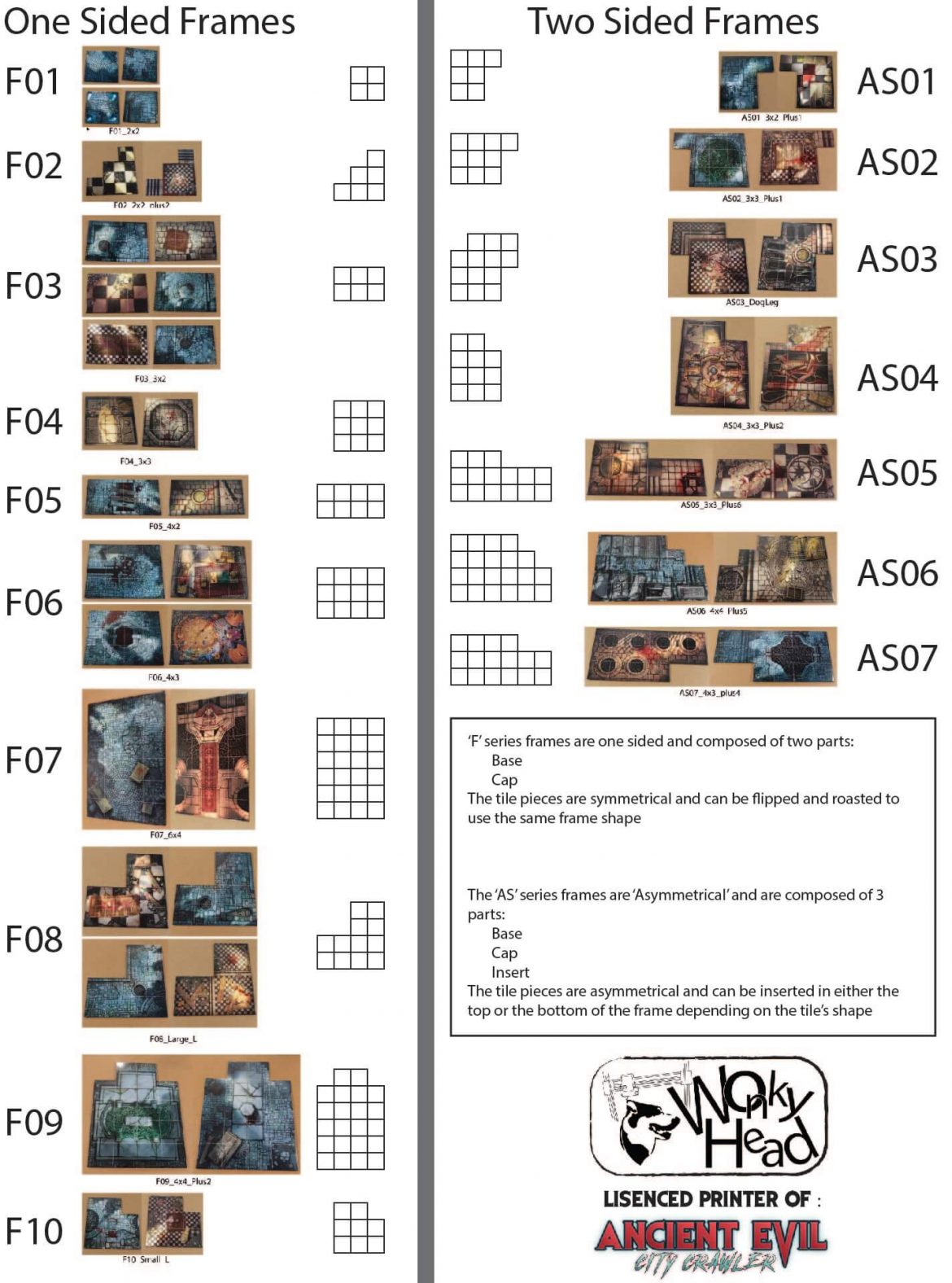 Ancient Evil cursed city compatible walls and frames, star crawler ...