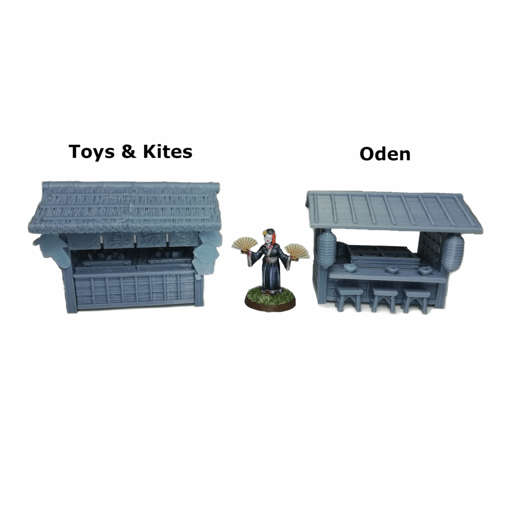 28mm Samurai Yatai Market set of 10 stalls – 3d printing and tabletop ...