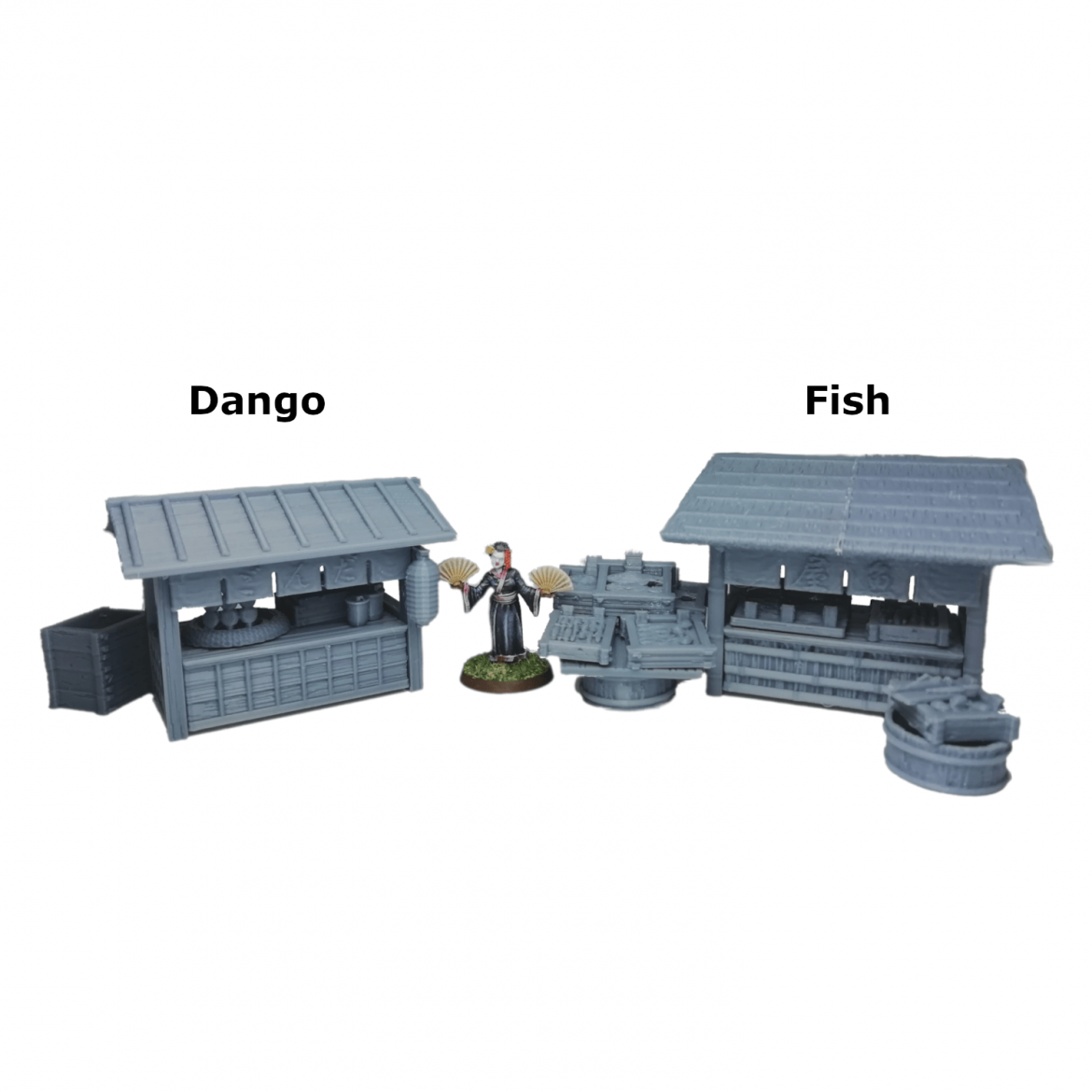 28mm Samurai Yatai Market set of 10 stalls – 3d printing and tabletop ...