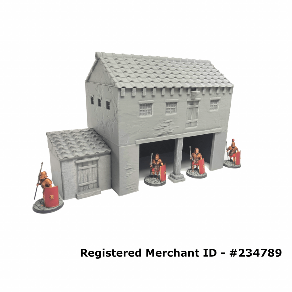 Roman Barn – 3d printing and tabletop gaming