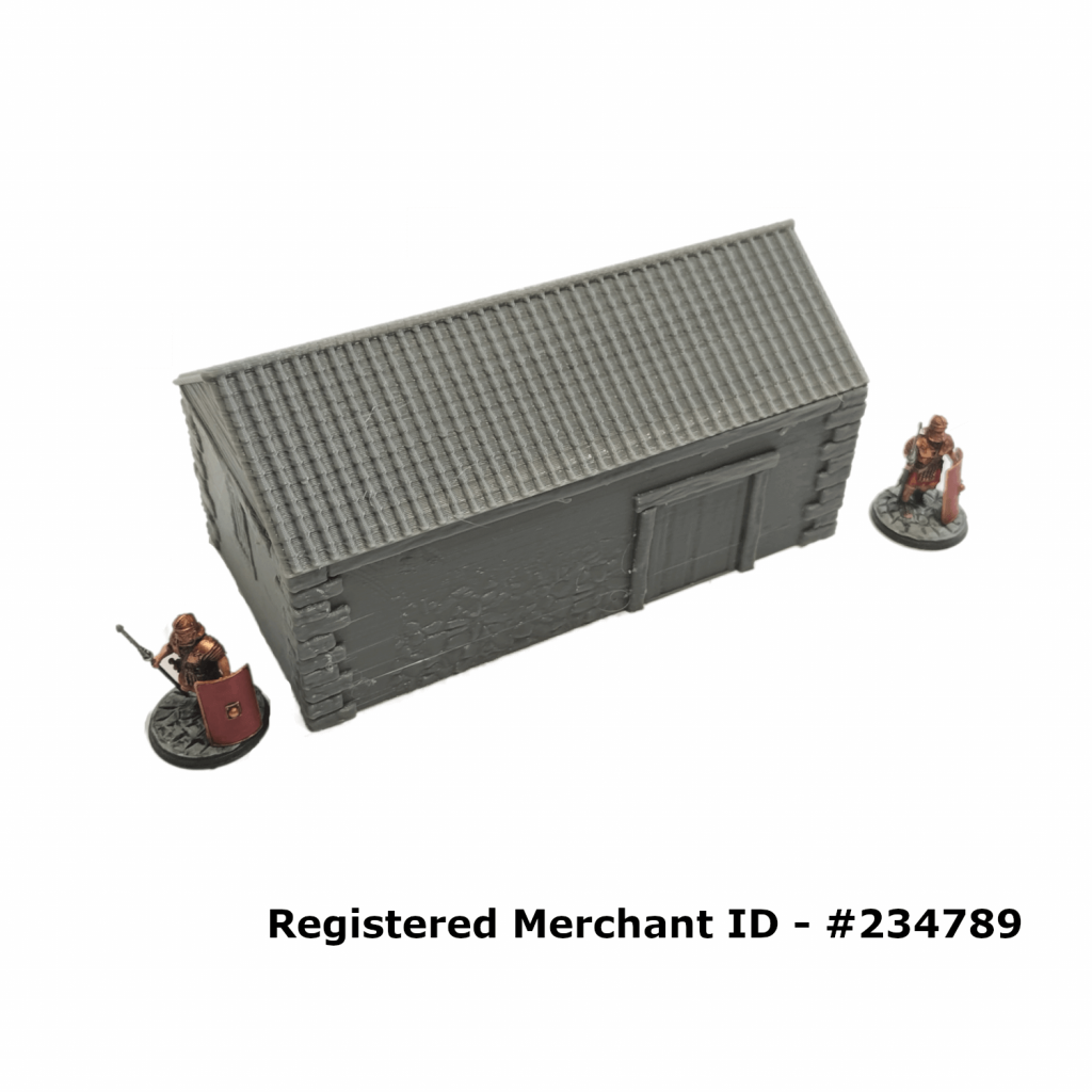 Roman Storage Barn – 3d printing and tabletop gaming