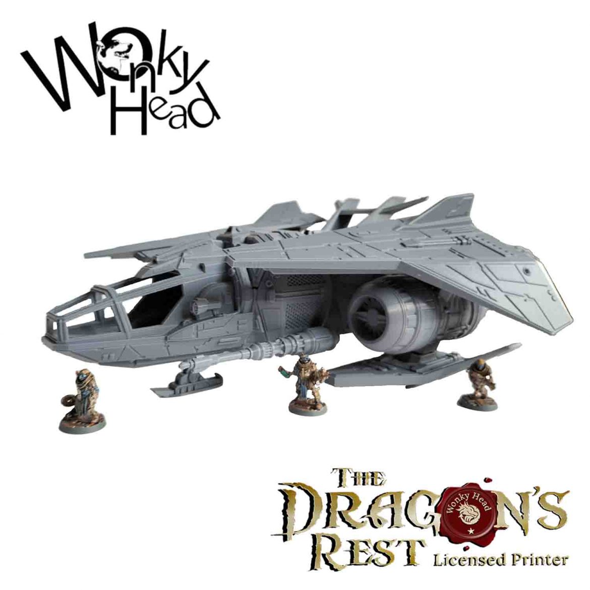 Vortex Space Vehicle – 3d printing and tabletop gaming