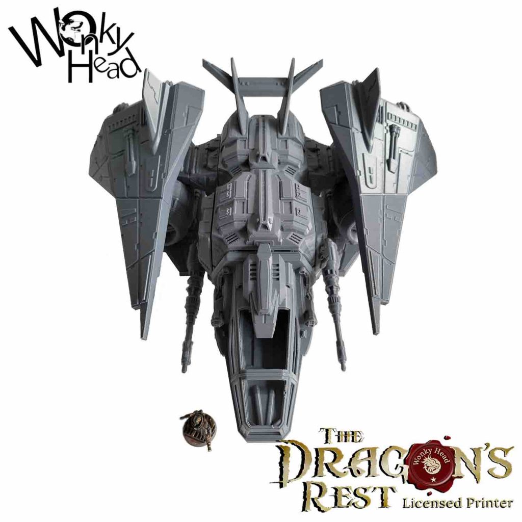 Vortex Space Vehicle – 3d printing and tabletop gaming