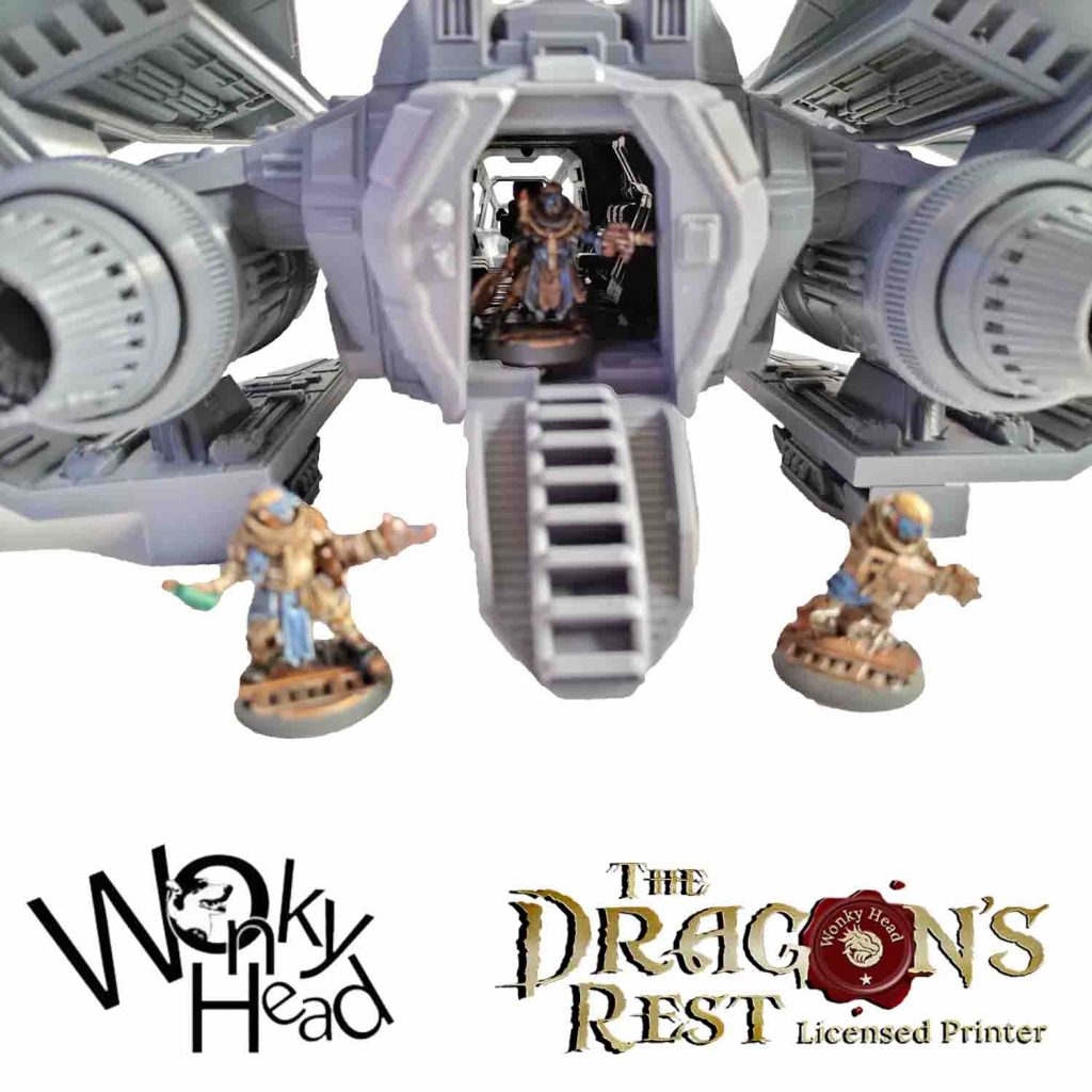 Vortex Space Vehicle – 3d printing and tabletop gaming