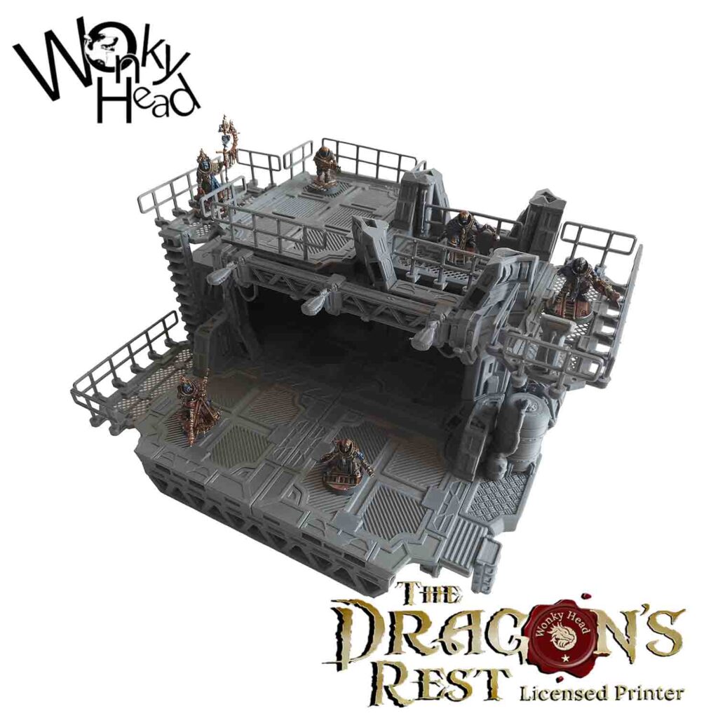 28mm Sci Fi Repair Bay – 3d printing and tabletop gaming
