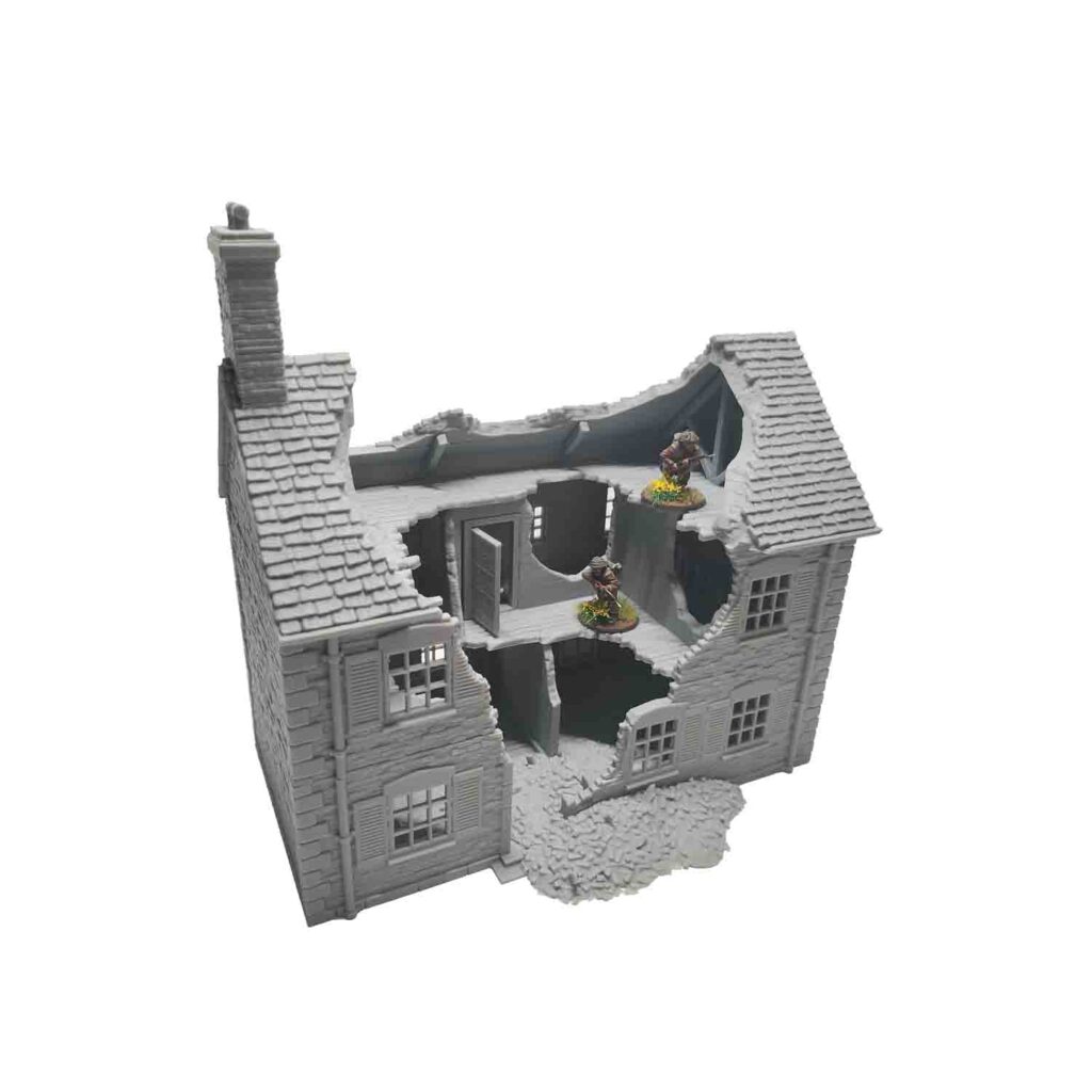 WW2 Operation Overlord Building 2 – 3d printing and tabletop gaming