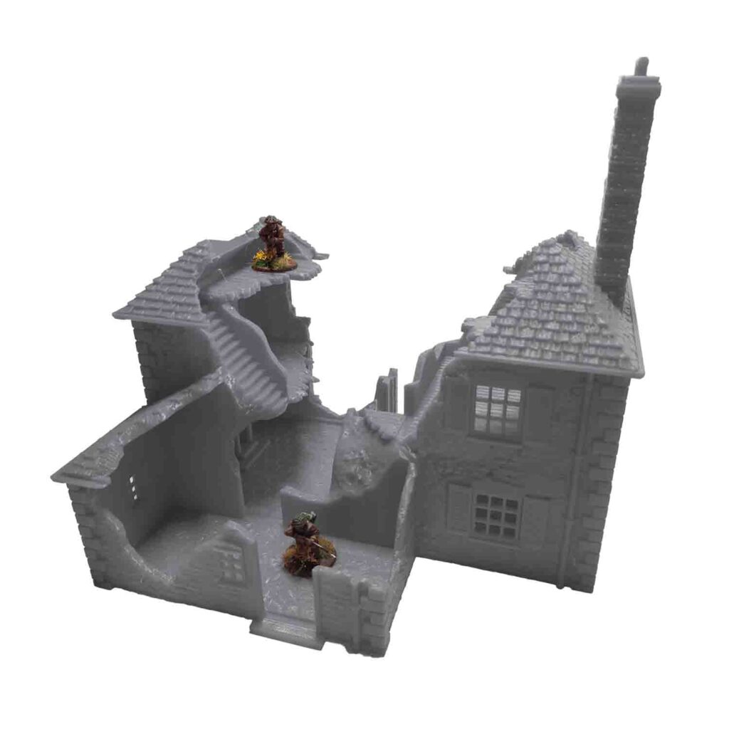 WW2 Operation Overlord Farm House – 3d printing and tabletop gaming